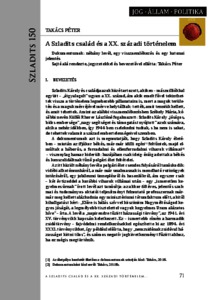 A Szladits család és a XX. századi történelem. Dokumentumok: néhány levél, egy visszaemlékezés ...